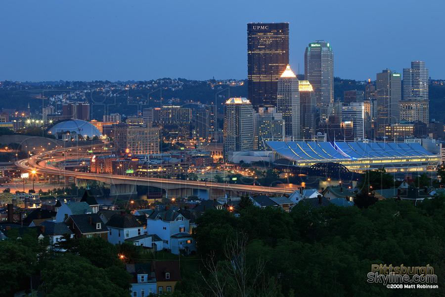 view of Pittsburgh from Spring Hill Cemetery | Pittsburgh Beautiful