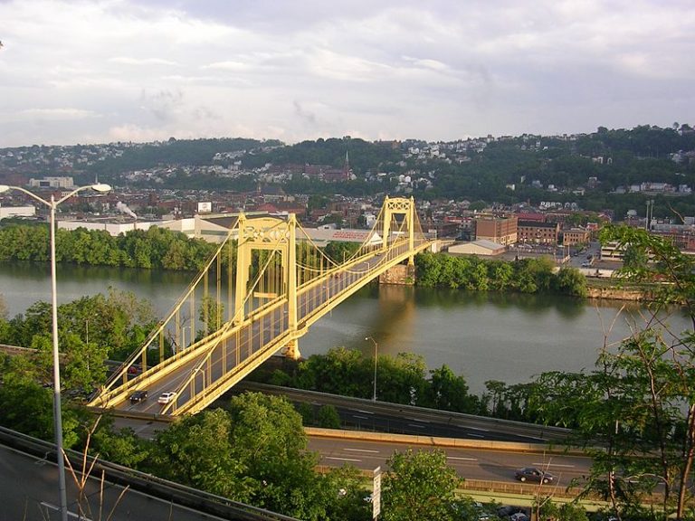 10th Street Bridge from The Bluff | Pittsburgh Beautiful