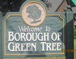 Green Tree Borough Sign | Pittsburgh Beautiful