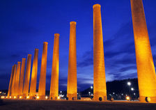 Waterfront Stacks at night | Pittsburgh Beautiful