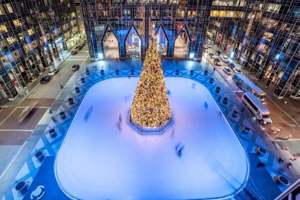 The PPG Place Ice Rink | Pittsburgh Beautiful
