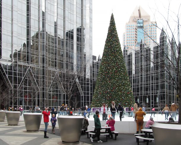 The PPG Place Ice Rink | Pittsburgh Beautiful