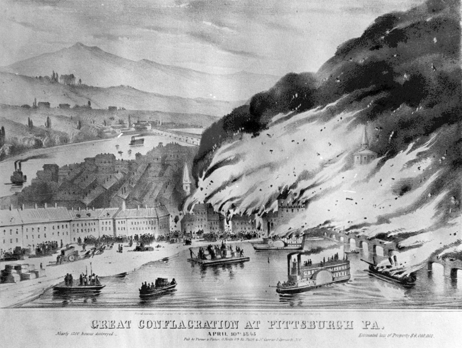 The Great Fire of Pittsburgh | Pittsburgh Beautiful
